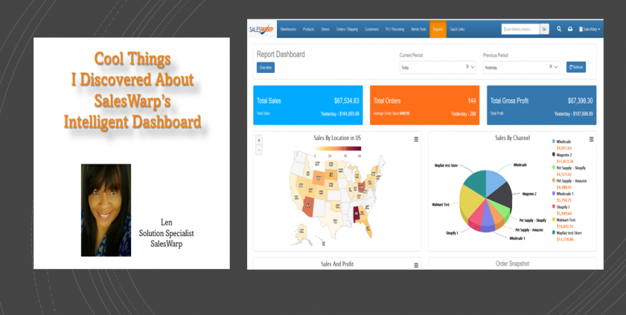 Order Management System Dashboard Overview - SalesWarp